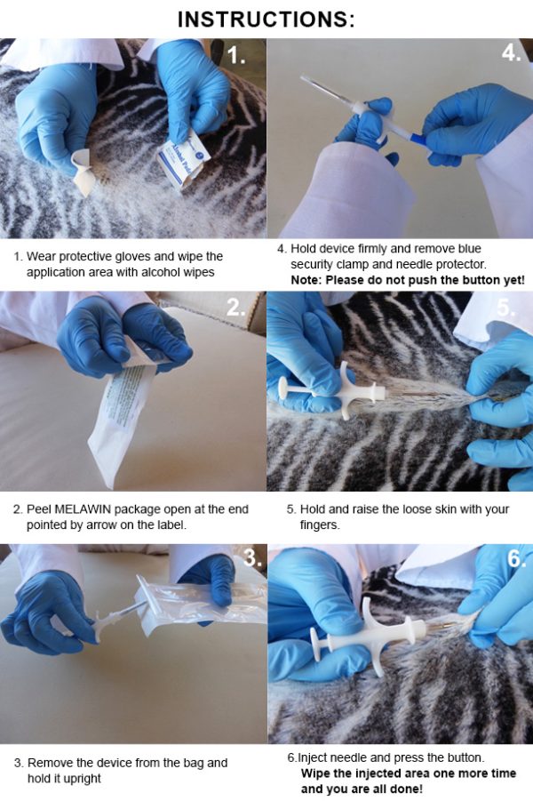 MELAWIN Sterilized Single-Use Implanter with 24mg Melatonin Implant